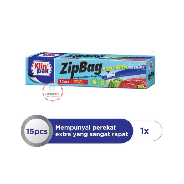 Jual Bagus Plastik Ziplock Klinpak ZIPBAG Bening / Plastik Kemasan ...
