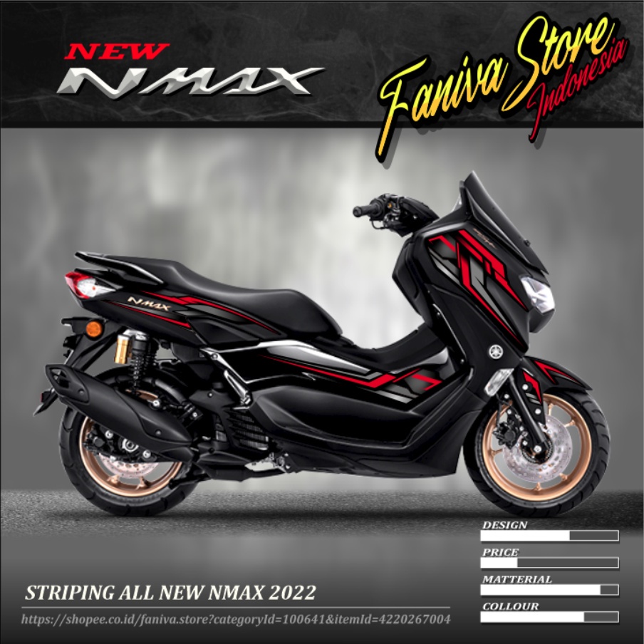 Jual STRIPING NMAX NEW / STRIPING NMAX NEW ALL DESIGN TERBARU 2020 2021 ...