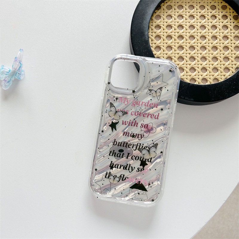 Jual HOT Casing Ponsel Kupu-kupu Fantasi Huruf Sederhana Kreatif Cocok untuk OPPO A5s/A12/A7 ...