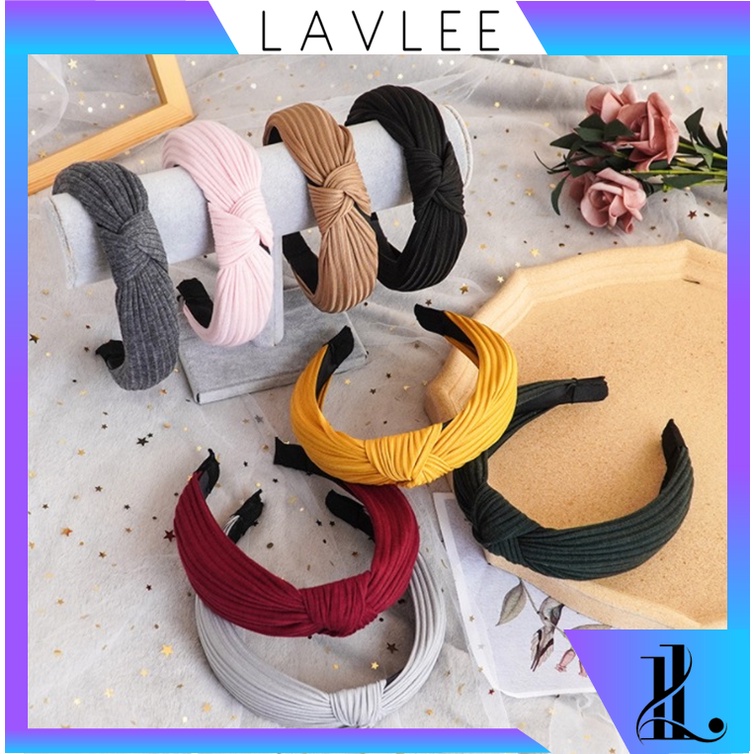 Jual LAVLEE F5176 Bando Korea / Bando Bandana Polos Wanita / Headband / Bando Simpul Wanita ...