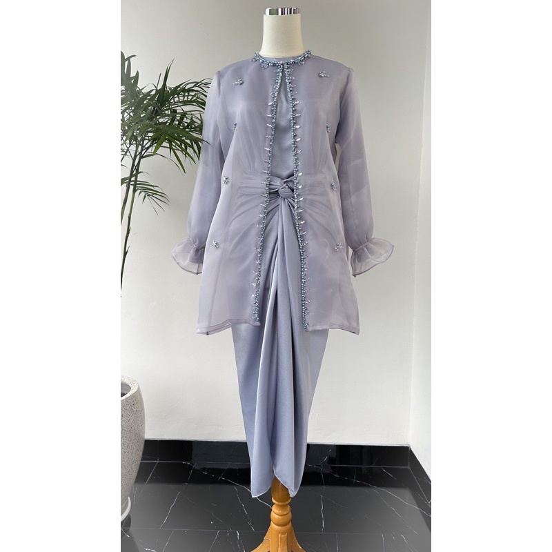 Jual One Set Wanita Kekinian Outer Organza Premium Setelan Kondangan ... Jual One Set Wanita Kekinian Outer Organza Premium Setelan Kondangan ...