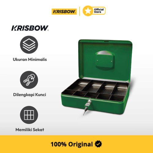 Jual Krisbow Cash Box 30X24X9 cm - Hijau | Shopee Indonesia