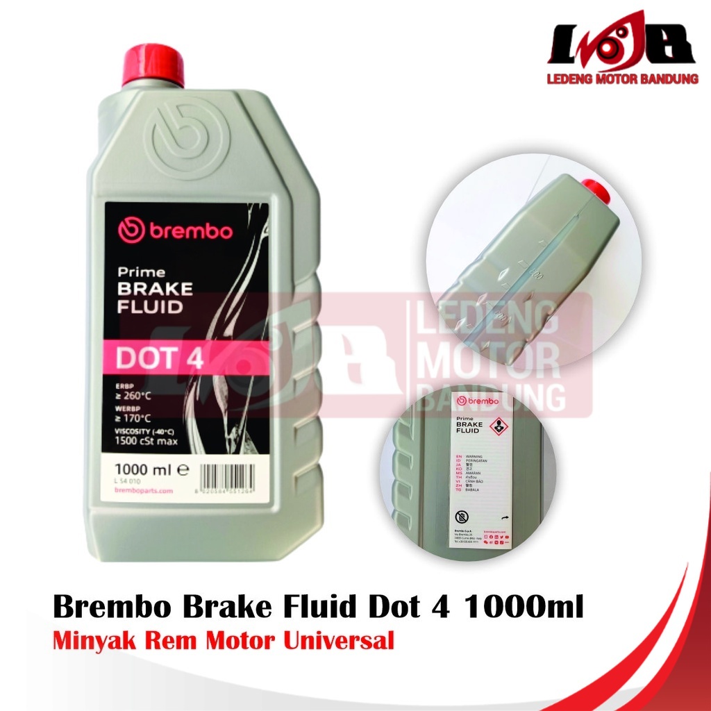 Jual Brembo Brake Fluid Dot 4 Synthetic Oli Minyak Rem Premium Italia ...
