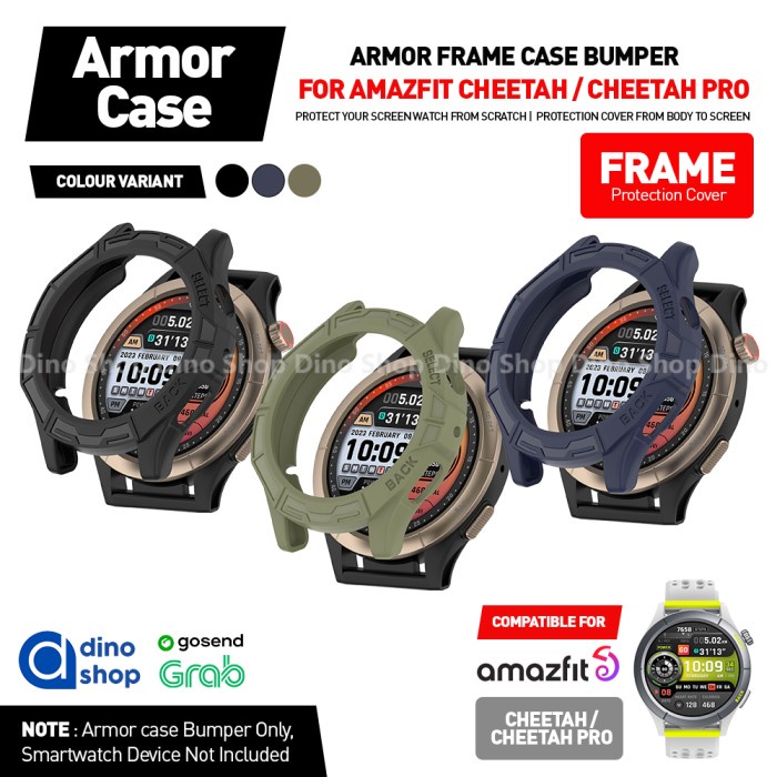 Jual ARMOR Case For Amazfit CHEETAH / PRO Frame Protector Bumper Casing ...