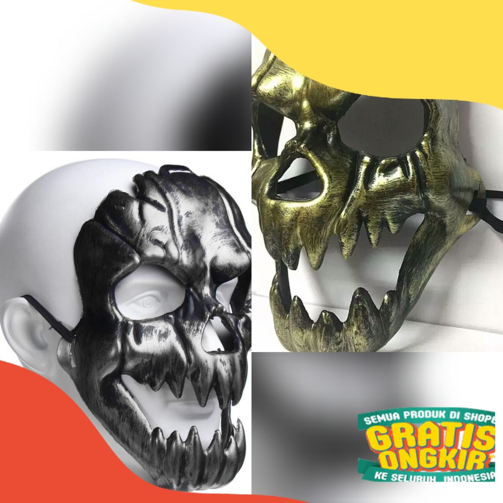 Jual Topeng SKULL - Tengkorak - Halloween - Skeleton/ paling seram ...