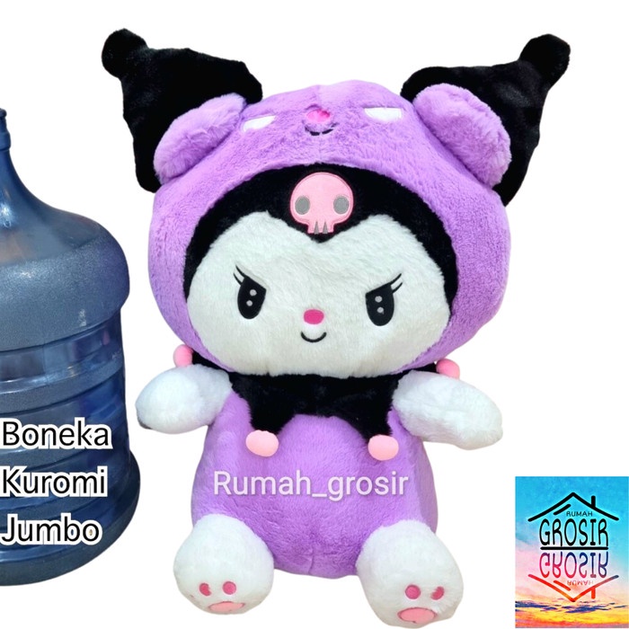 Jual Boneka Kuromi Jumbo Hello Kitty Melody Lucu Mewah - KUROMI JUMBO ...