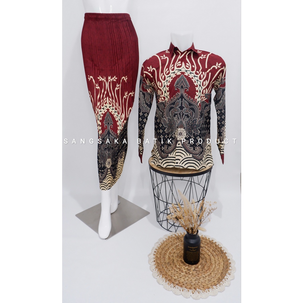 Jual Batik couple / baju batik couple / batik set / batik lengan ...
