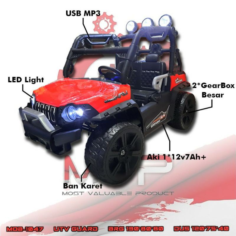 Jual MAINAN ANAK MOBIL AKI JEEP BUGGY MOB BAN KARET | Shopee Indonesia