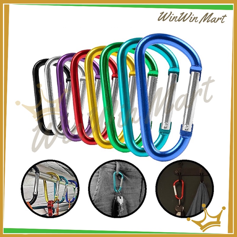Jual Gantungan Carabiner Aluminium Karabiner 5 Warna/Aluminium Alloy 5 ...