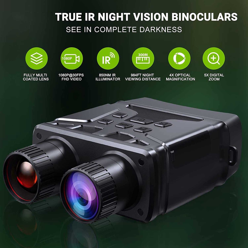 Jual Teropong Binocular Night Vision Video Recorder 1080P 5x Zoom - R6 ...