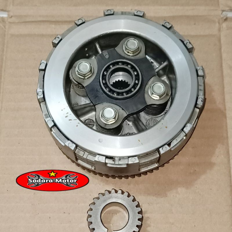 Jual rumah kopling set CB150R old,gigi primer sekunder hose CB150R lama original | Shopee Indonesia