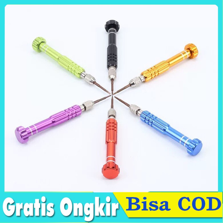 Jual Obeng Universal Vape Handphone isi 5 in 1 | Obeng Set Fullset isi ...