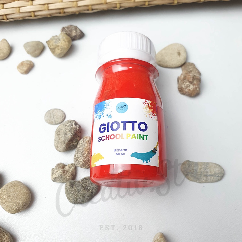 Jual Giotto Washable School Paint Cat Lukis Anak Gambar 50 ML 80 ML ...
