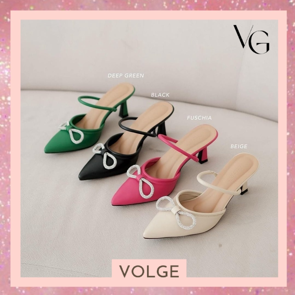 Jual Volge fashion sepatu heels wanita elegan bkk1389 | Shopee Indonesia