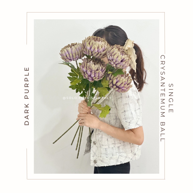 Jual CRYSANTEMUM BALL FLOWER GERBERA FLOWER ARTIFICIAL BUNGA DAISY ...