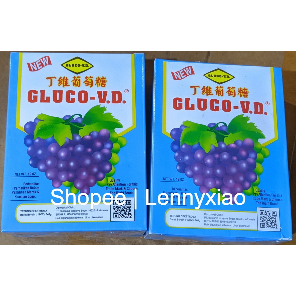 Jual Gula Anggur GLUCO V.D Glucose Glukosa Obat Panas Dalam Penambah ...
