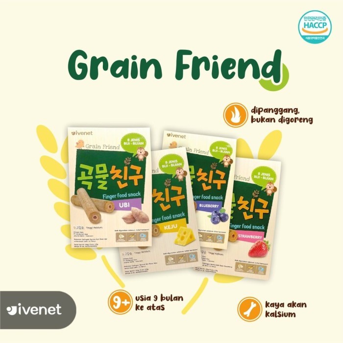 Jual Ivenet Grain Friend - Snack Jajanan Cemilan Biskuit Bayi | Shopee ...