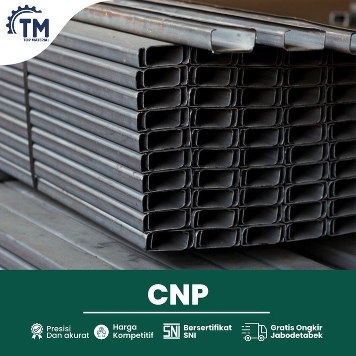 Jual Besi CNP 125 x 50 x 20 x 1.8mm x 6M Full SNI Kanal C Channel ...
