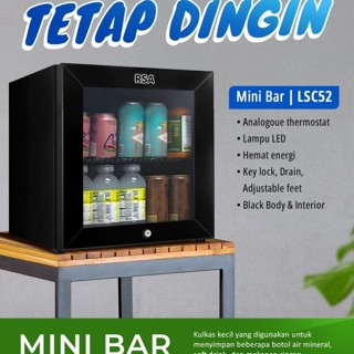 Jual Showcase Cooler RSA LSC-52 Kulkas Pendingin Minuman Mini Bar LSC ...