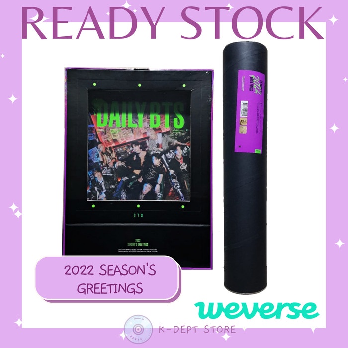 Jual (READY STOCK) WEVERSE BTS SEASON GREETING 2022 - Calendar | Shopee ...