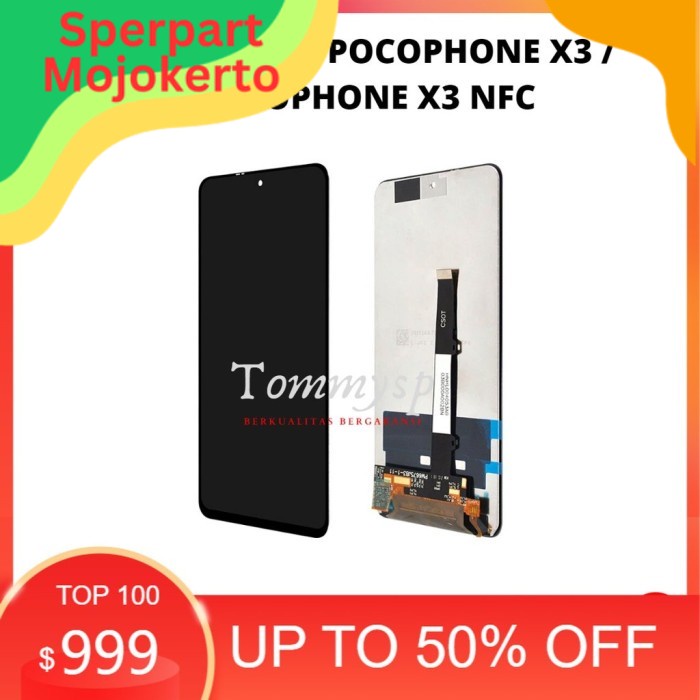 Jual LCD XIAOMI POCO X3 / POCOPHONE X3 NFC FULLSET TOUCHSCREEN ORIGINAL | Shopee Indonesia