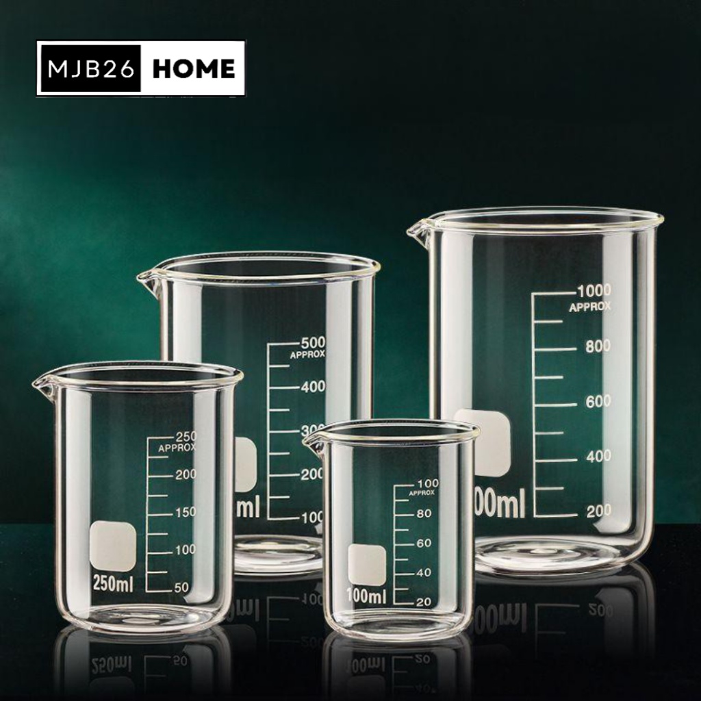 Jual MH26 [Packing Aman] Gelas Takar Kaca Borosilikat / Gelas Ukur Kaca ...