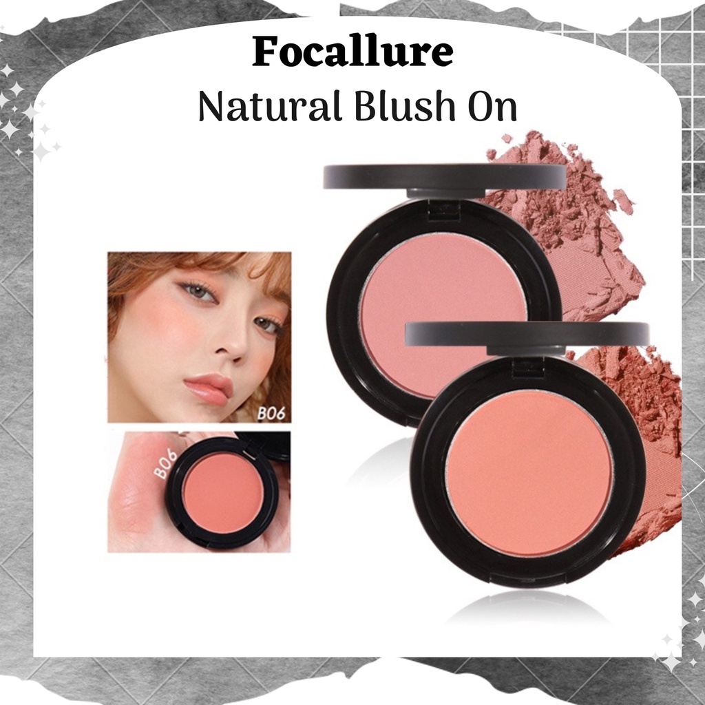 Jual (RGB) FOCALLURE Natural Blush on Sweet Face Cheek Make Up Powder ...