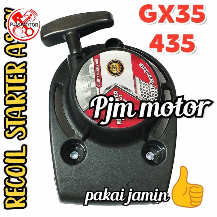 Jual GX35 Recoil starter Tarikan kap engkol mesin potong rumput 4 tak Bg435 | Shopee Indonesia