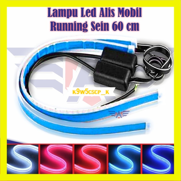 Jual Lampu Led Alis Mobil Running Sein 60 cm | Shopee Indonesia