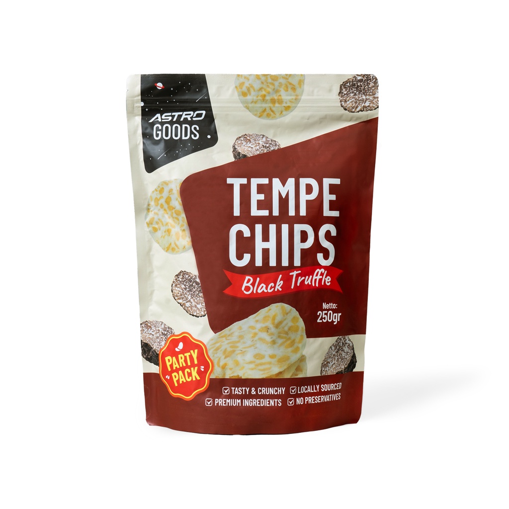 Jual Astro Goods - Keripik Tempe Black Truffle 250g | Shopee Indonesia