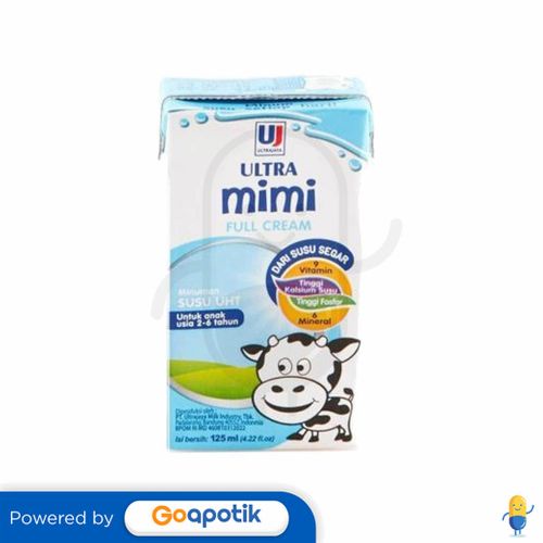 Jual Ultra Mimi Full Cream 125 Ml Tetrapack | Shopee Indonesia