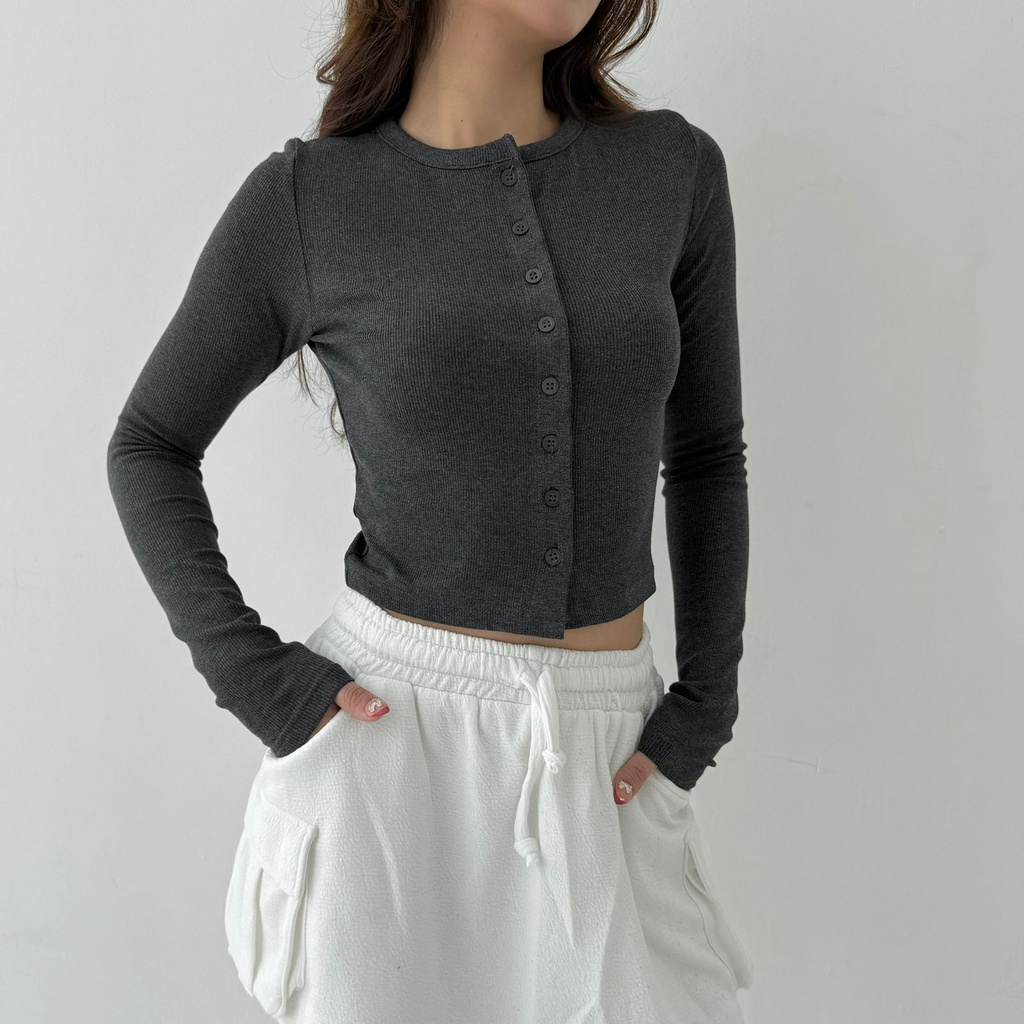 Jual VIRGO TOP | Atasan Knit Wanita Korean Top Baju Knit Wanita Lengan ...