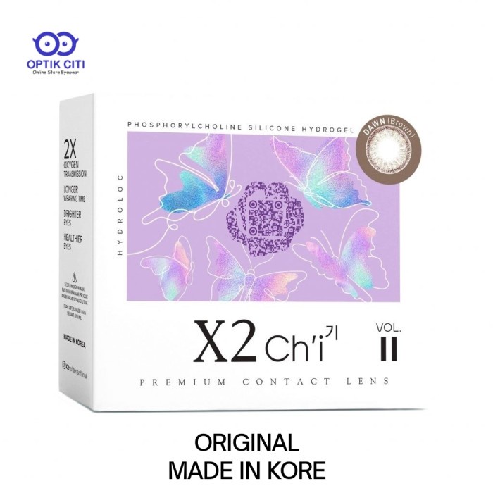 Jual Softlens X2 Chi Vol 2 Premium Softlens Silicone Hydrogel Original ...
