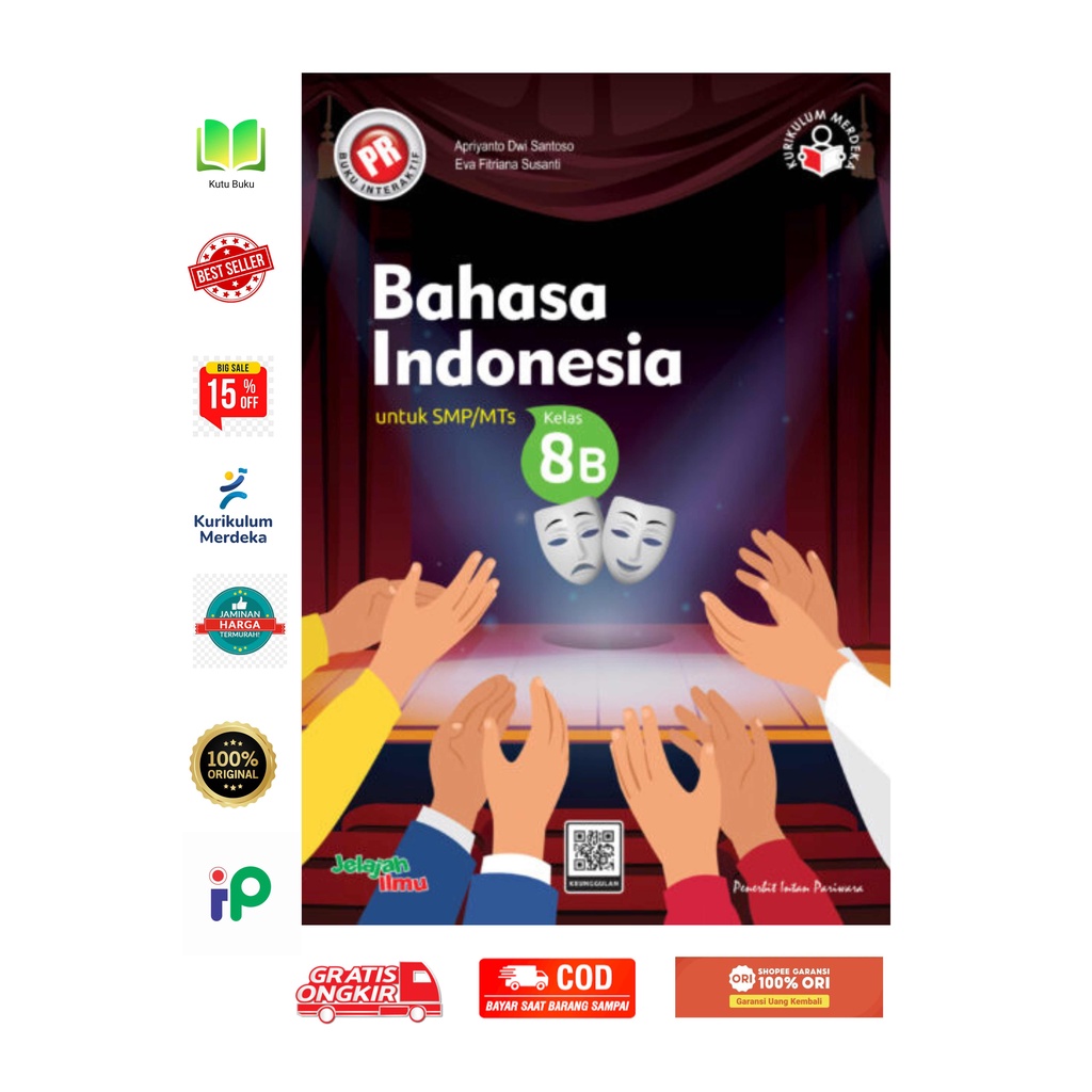 Jual Buku PR/LKS interaktif BAHASA INDONESIA SMP Kelas 8 Semester 2 Kurikulum Merdeka Tahun 2024 ...