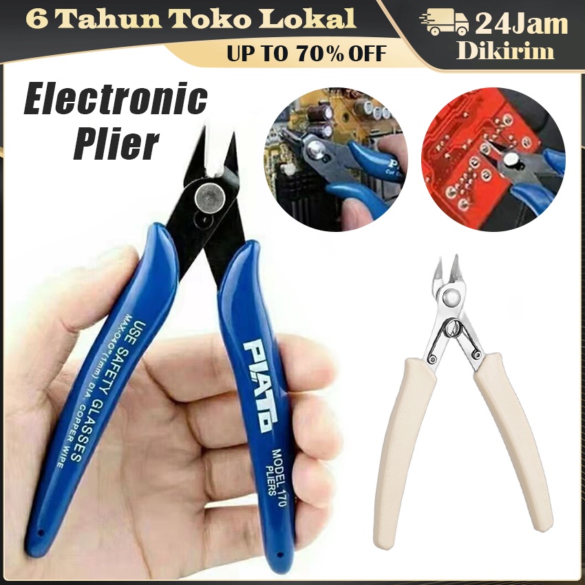 Jual Tang Potong Kawat / Tang Cutter Nipper Mini Gunting Coil / Tang ...