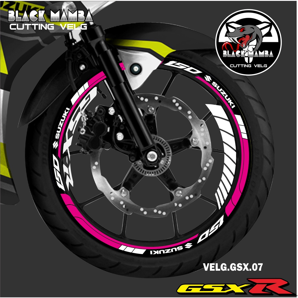 Jual (COD) CUTTING STICKER VELG GSX- STIKER LIS LIST VARIASI BAN/VELG ...