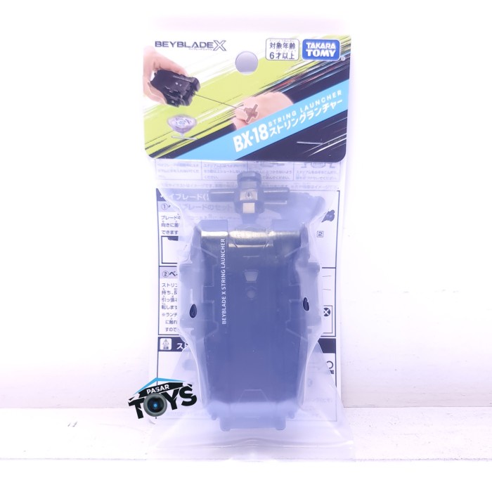 Jual Beyblade X BeybladeX Black String Launcher BX-18 Takara Tomy ...