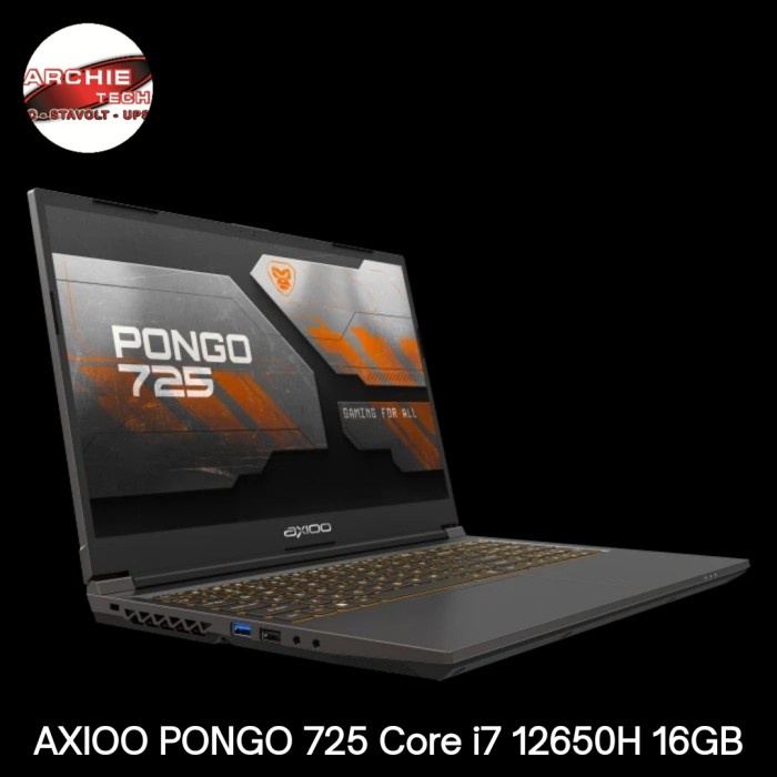 Jual AXIOO PONGO 725 Core i7 12650H 16GB 512GB RTX 2050 W11 Pro Dark ...