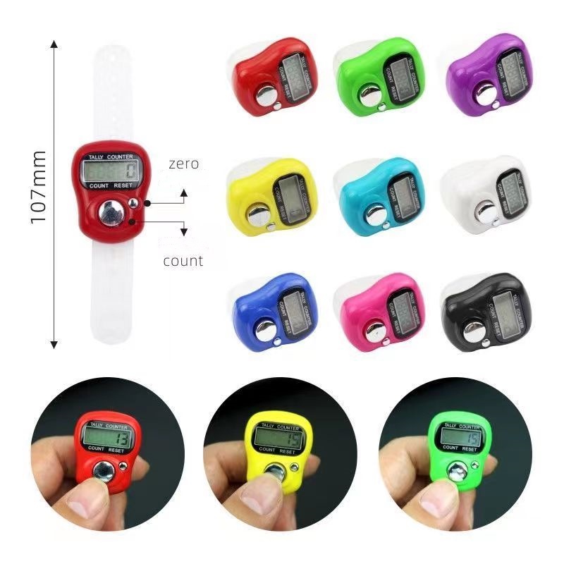 Jual Tasbih Digital Mini / Tasbih Jari / Finger Counter / Penghitung ...