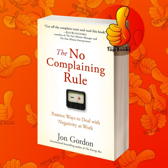 Jual Buku The No Complaining Rule: Positive Ways to Deal with ...