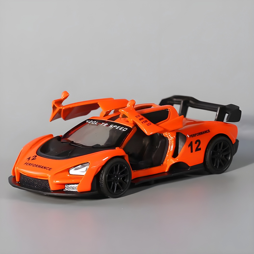 Jual 11 CM Skala 1:43 Miniatur Diecast Alloy Mobil Pull Back Audi GTR ...