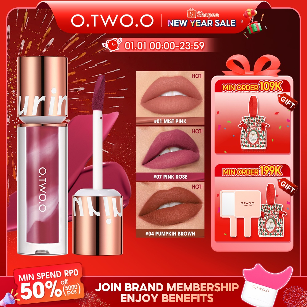 Jual O.TWO.O Superstay Matte Ink Liquid Long Lasting Waterproof Matte ...