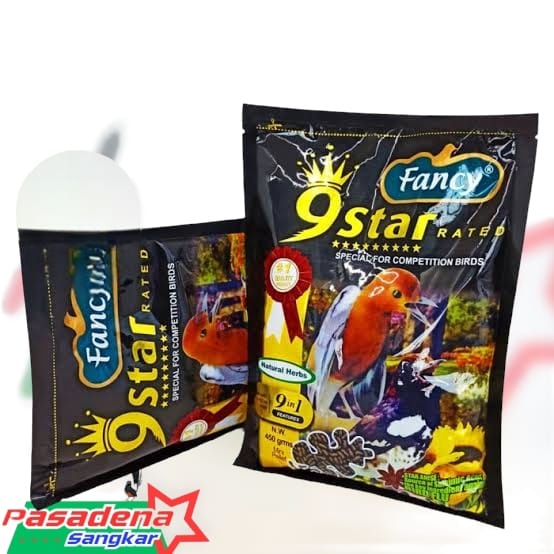 Jual Fancy 9 Star Natural Herbal Pakan Burung Mini Pelet 450 Gram ...
