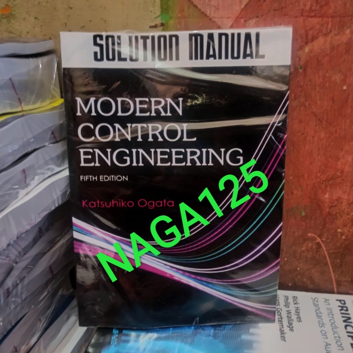 Jual PROMO SOLUTION MANUAL Modern Control Engineering 5th Fifth Edition By Ogata | Shopee Indonesia