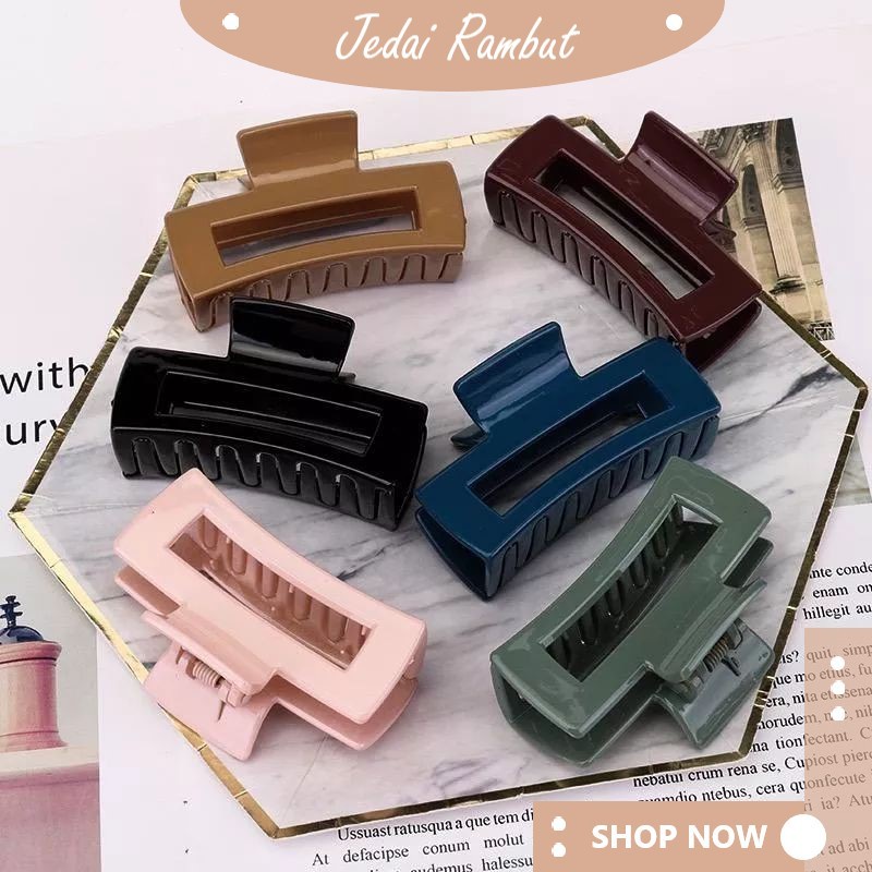 Jual Jedai Rambut Model Kotak 8,5 Cm / Jedai Rambut Salon Persegi ...