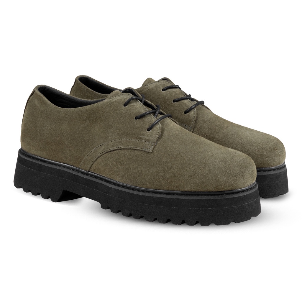 Jual Moss Derby Olive - Nappa Milano - Sepatu Unisex | Shopee Indonesia