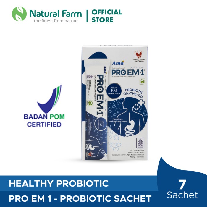 Jual PRO EM.1 Probiotik Sachet - 7'S | Shopee Indonesia