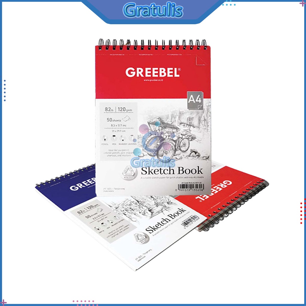 Jual SKTECH BOOK GREEBEL 12001 / BUKU MELUKIS SKETSA / BUKU GAMBAR ...