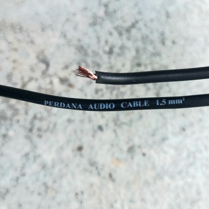 Jual kabel perdana 1.5mm 1 meter serabut awg 16 nyaf 1,5mm 1.5 mm listrik - Hitam 1m | Shopee ...