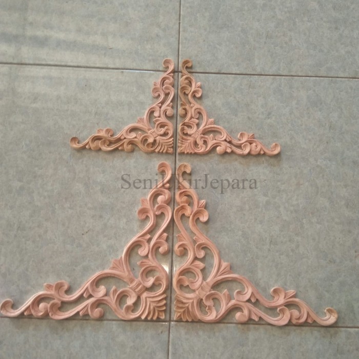 Jual ukiran ornamen tempel jepara jawa tengah hiasan dinding SU422 ...